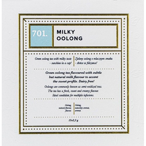 PIAG 15ct- 701.Miky Oolong