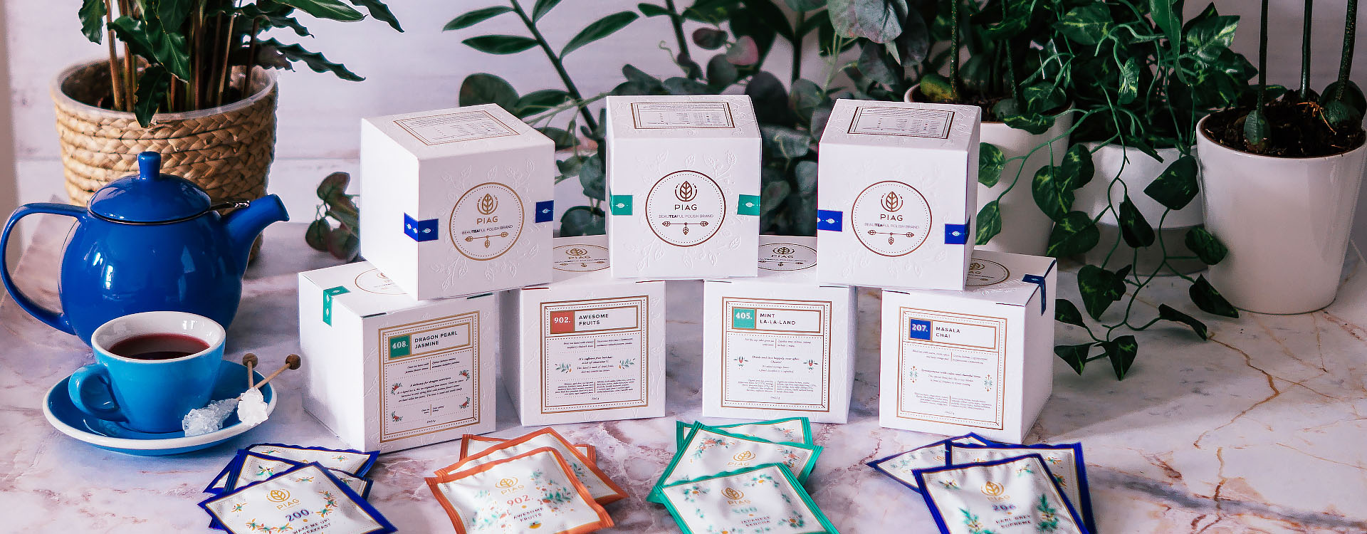 Herbaty piag tea w saszetkach po 15 szt. - sklep internetowy Piag Tea